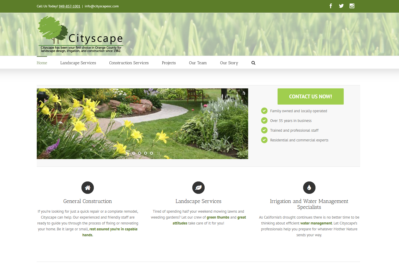 OC CityScape WP Website & Mobile – PatternSmash